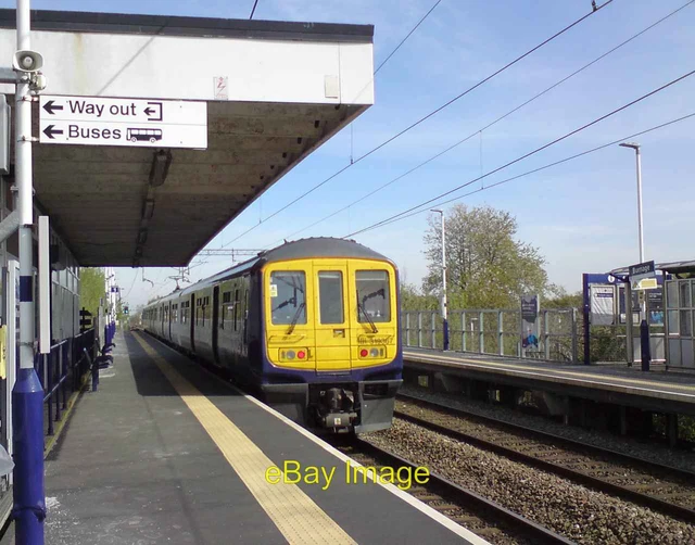 PHOTO 6X4 Burnage Station Didsbury Class 319 EMU 319367 leaving Burn ...