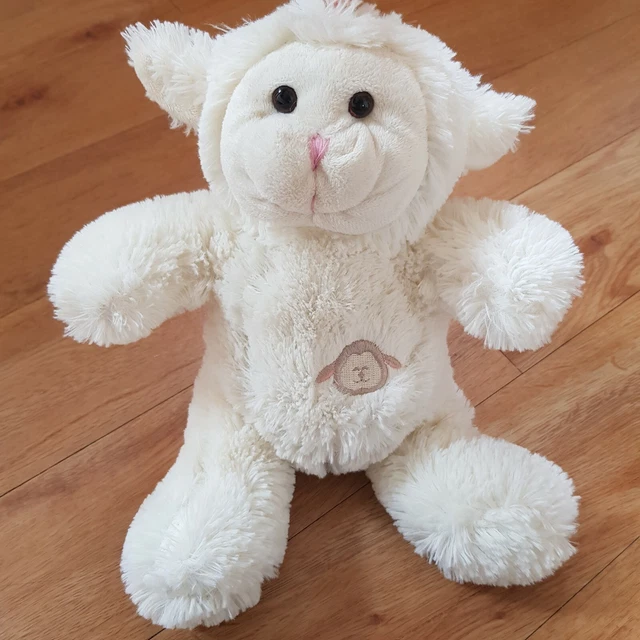 CUDDLES COLLECTION LAMB Sheep Soft Toy Plush White Cream Farm Animal £ ...