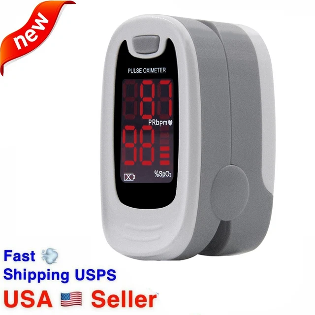 2024 NEW LED Pulse Oximeter Finger Pulse Blood Oxygen SpO2,PR Monitor ...