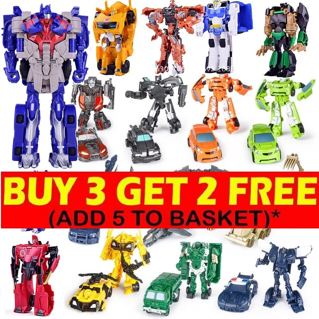 MINI TRANSFORMER OPTIMUS Prime Bumblebee Grimlock Car Small Action ...