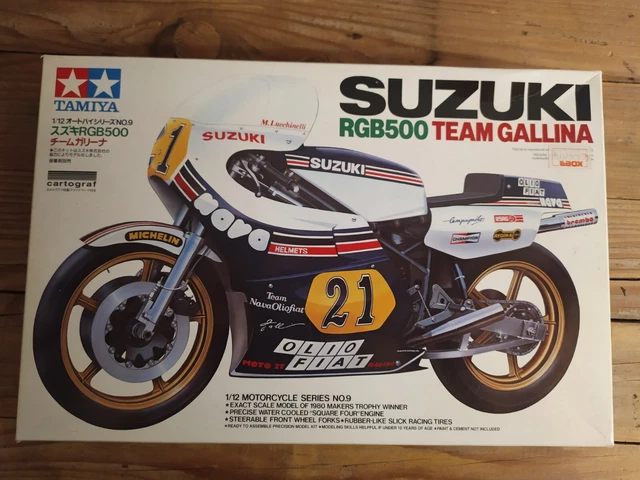 TAMIYA 1:12 SUZUKI GP RGB 500 Team Gallina Marco Lucchinelli Nava Olio Fiat 1980 EUR 49,00 ...