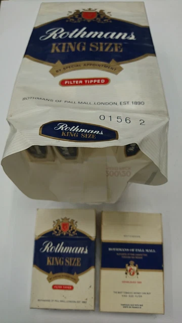 CARTOUCHE 10 PAQUETS De Cigarettes Vide Rothmans Bleue EUR 15,00 ...