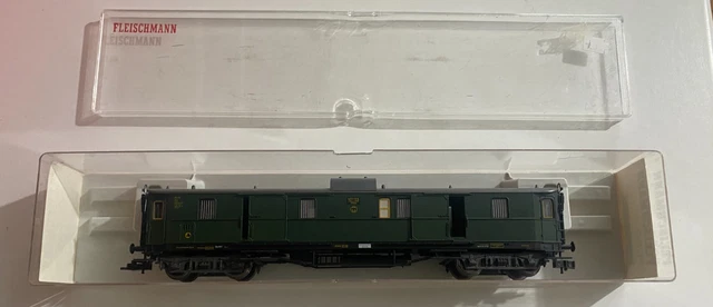 FLEISCHMANN 5080 HO Gauge 107123 Altona Baggage Car With Sliding Doors ...
