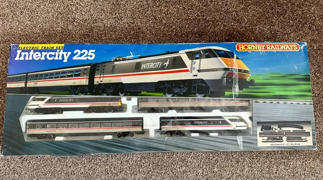 HORNBY INTERCITY 225 Train Set - UPGRADED with New Track and Controller ...