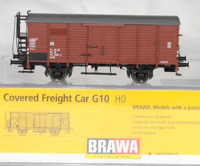 BRAWA 48233 - Güterwagen mit Bühne der DR, Ep. 4 - neuwertig ...