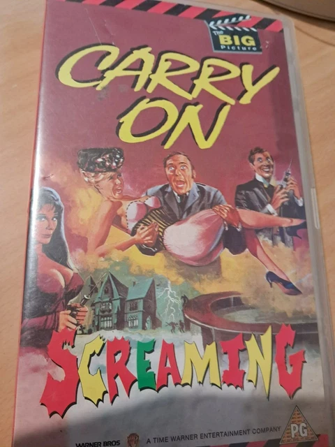 CARRY ON SCREAMING (VHS/H, 1997) VHS TAPE IN VERY GOOD CONDITION, SEE ...