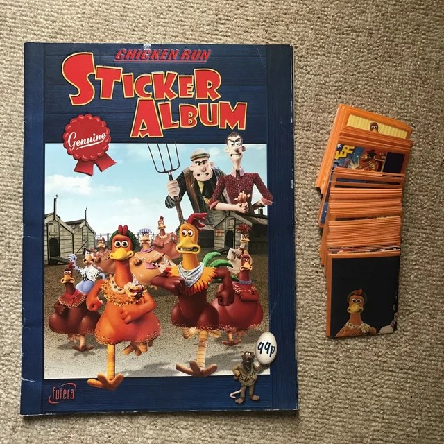 CHICKEN RUN STICKER Album - Dreamworks 2000 (All Loose Stickers) (Free ...
