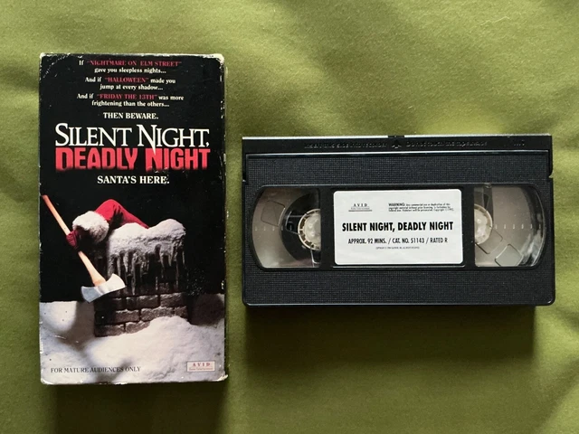 RARE SILENT NIGHT, Deadly Night VHS Tape GOOD 1984 AVID 1992 £152.58 ...