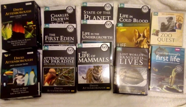 DAVID ATTENBOROUGH LARGE Collection Of Various Bbc Dvds / Box Sets EUR ...