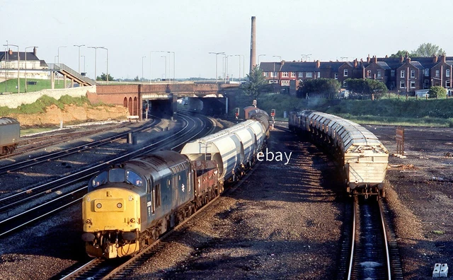 ORIGINAL 35MM COLOUR slide Diesel Class 37 no.37259 Doncaster +rights ...