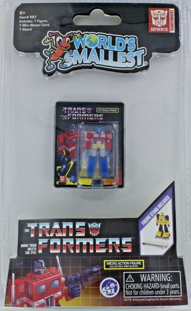 WORLD'S SMALLEST OPTIMUS Prime TRANSFORMER Micro Action Figure Mini Toy ...