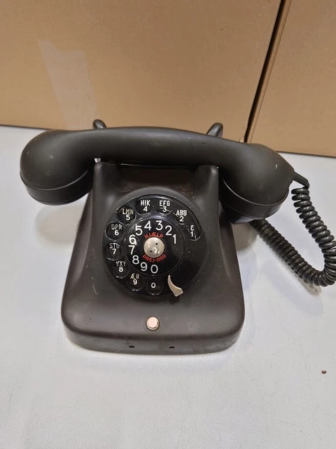 VINTAGE ROTARY TELEPHONE - For Parts, No Accessories £40.45 - PicClick UK