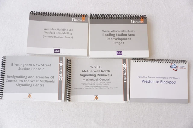 SIGNALLING SIGNALS RAILWAY Book x5 Track Maps Reading Birmingham ...