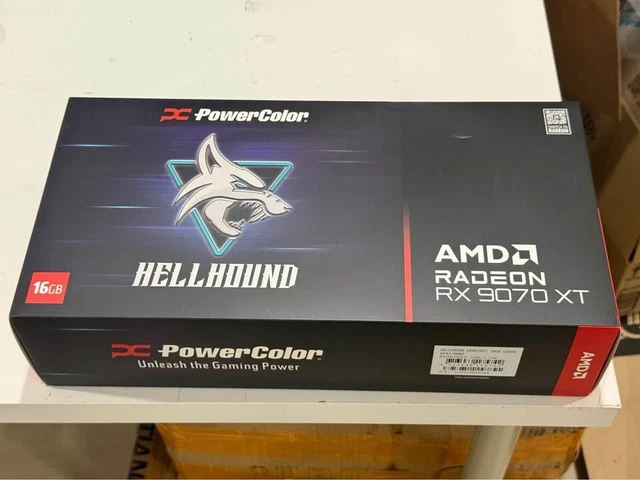 NEW POWERCOLOR HELLHOUND AMD Radeon RX 9070 XT 16GB GPU SHIPS IN 1 DAY ...