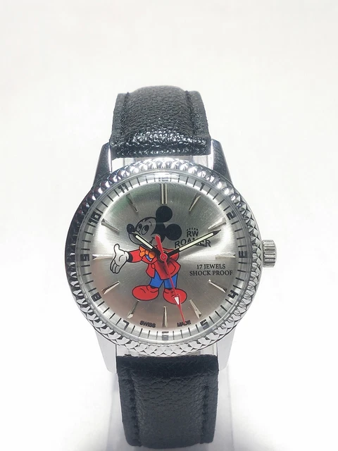 VINTAGE ROAMER MECHANICAL Hand Winding ST96 Movement Dial Watch A299 £9 ...