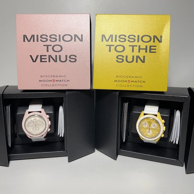 OMEGA X SWATCH Bioceramic Moonswatch Collection Mission To The Sun ...