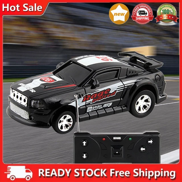 COKE CAN MINI Cans RC Car LED Lights Plastic Mini RC Car Car Model for ...