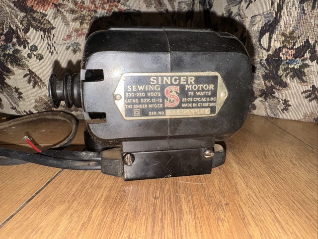 VINTAGE SINGER SEWING Machine Motor £4.99 - PicClick UK