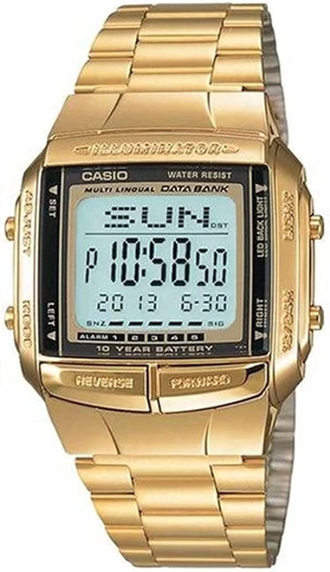 105350 CASIO DATABANK Youth Vintage Gold EUR 89,99 - PicClick FR