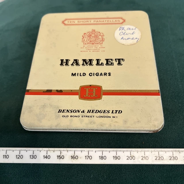 HAMLET MILD CIGAR Tin -Benson & Hedges £5.04 - PicClick UK