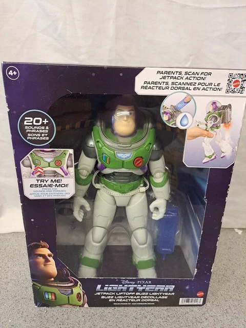 DISNEY PIXAR LIGHTYEAR Jetpack Liftoff Buzz Lightyear Action Figure ...