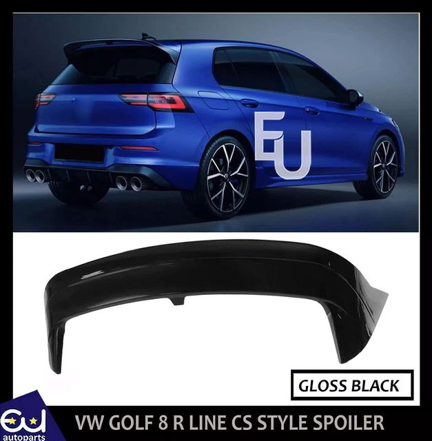 FOR VW GOLF Mk8 R Gtd Gti 2019+ Cs Clubsport Style Rear Roof Spoiler ...