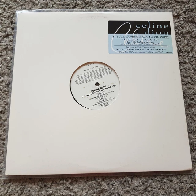 CELINE DION - It's all coming back to me now 12'' Disco Vinyl US PROMO ...