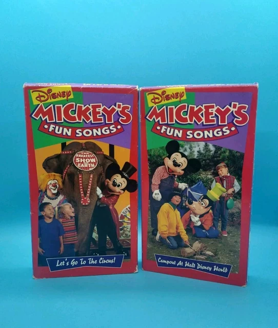 DISNEY MICKEY’S FUN Songs Let's Go to the Circus! & Campout At Walt ...
