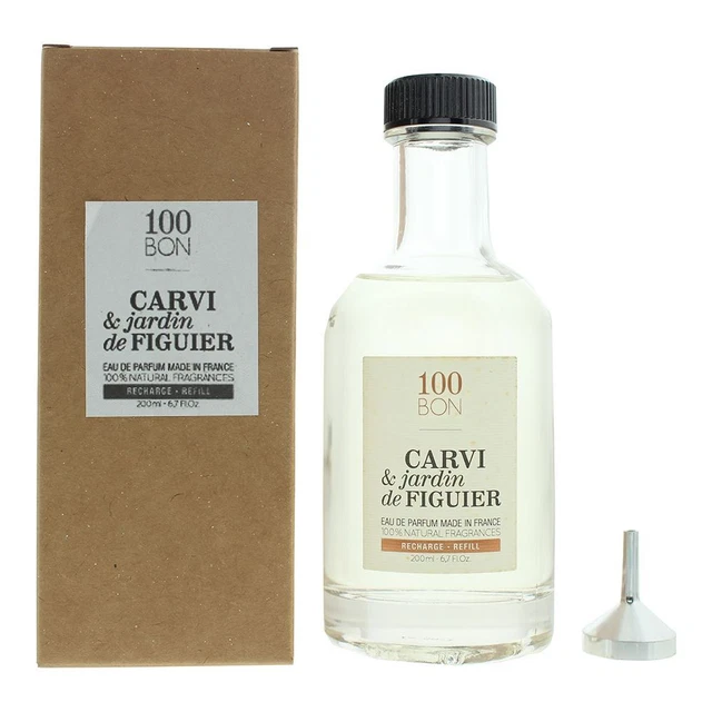 100 BON CARVI Jardin De Figuier Refill Eau de Parfum 200ml Unisex Spray ...