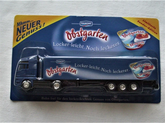 WERBETRUCKS LKW 1:87 MAN Truck "DANONE Obstgarten" Limitierte Sonder ...