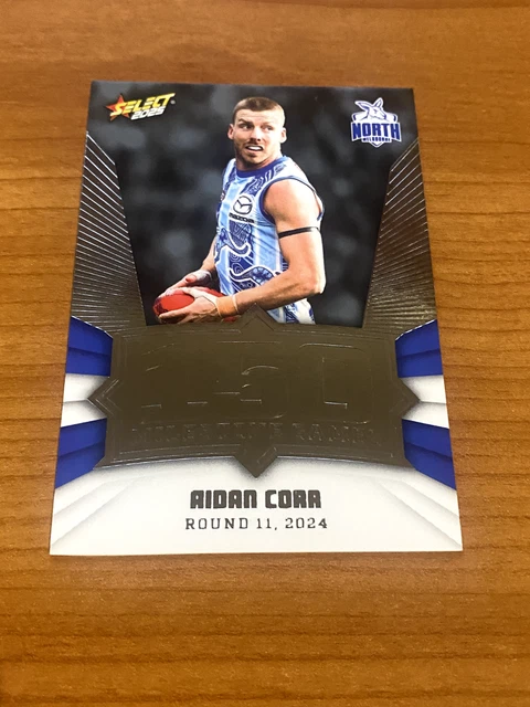 2025 AFL SELECT Footy Milestones AIDAN CORR North Melb MG68 $3.00 ...