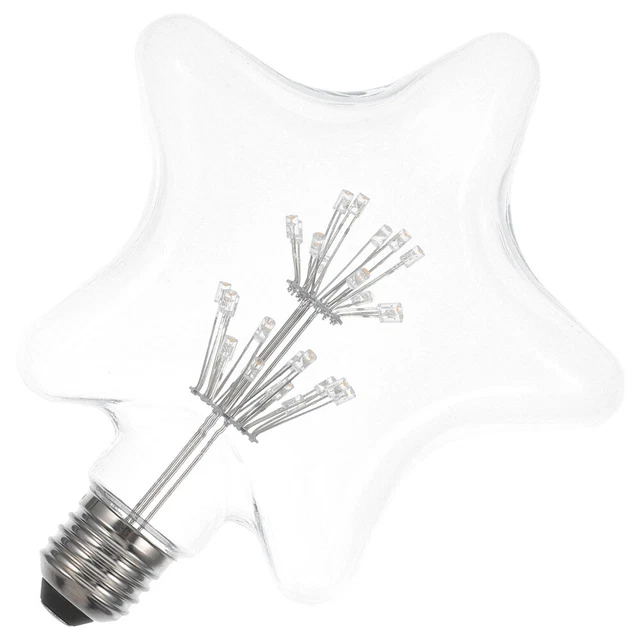 VINTAGE DECOR PENTAGRAM Star Lamp LED Edison Bulb Wall Light £13.79 ...