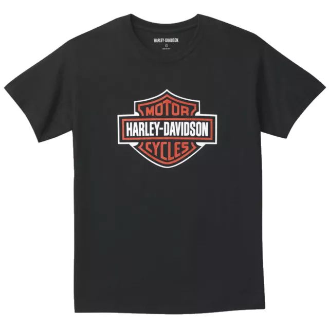 HARLEY DAVIDSON T-SHIRT Bar & Shield Graphic Tee schwarz Kurzarm Shirt EUR 39,00 - PicClick DE