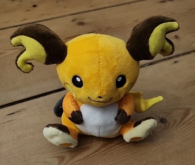 POKEMON PLUSH RAICHU SITTING CUTIES Stuffed Toy Pokemon Center Original ...