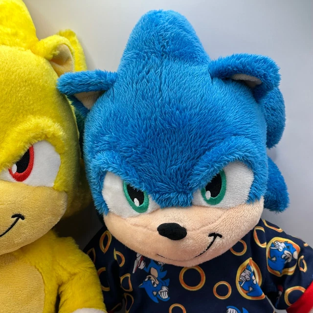 BUILD A BEAR Super Sonic & Sonic The Hedgehog 2 Movie /w Shoes Plush ...