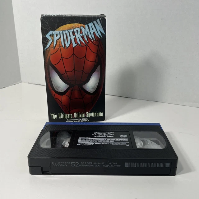 “SPIDER-MAN: THE ULTIMATE Villain Showdown” VHS Marvel Animated Series ...