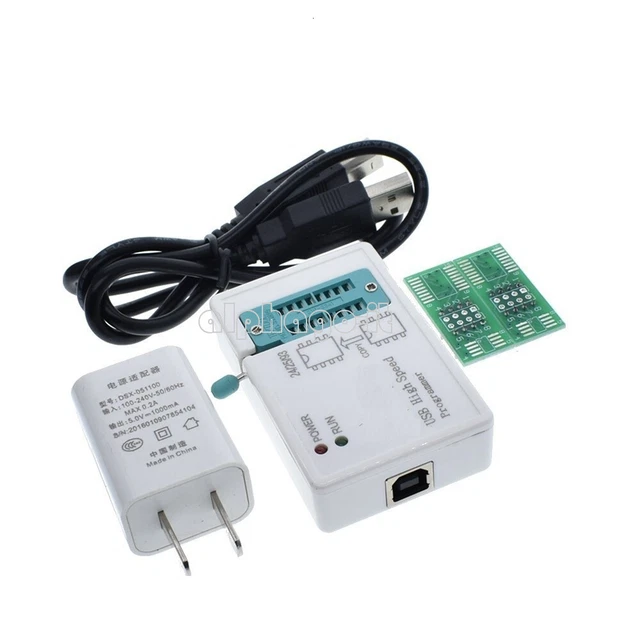 UPGRADED USB-HIGHSPEED PROGRAMMER SPI Support 24 25 93 EEPROM Flash ...