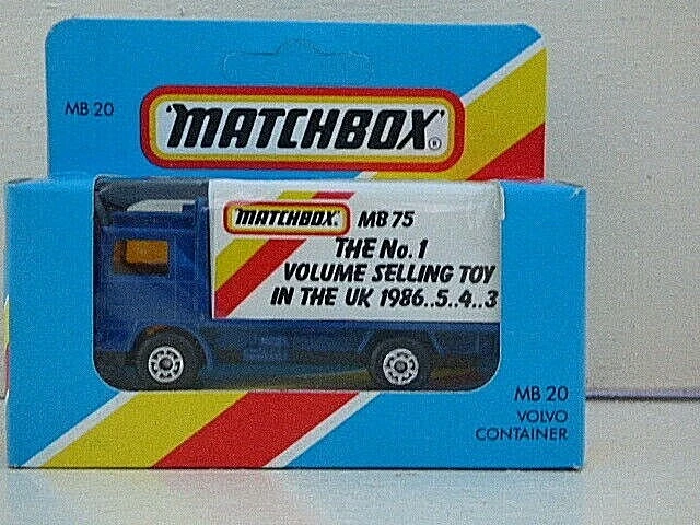 MATCHBOX SUPERFAST MB20 Volvo Container truck Matchbox the no. 1 toy in ...