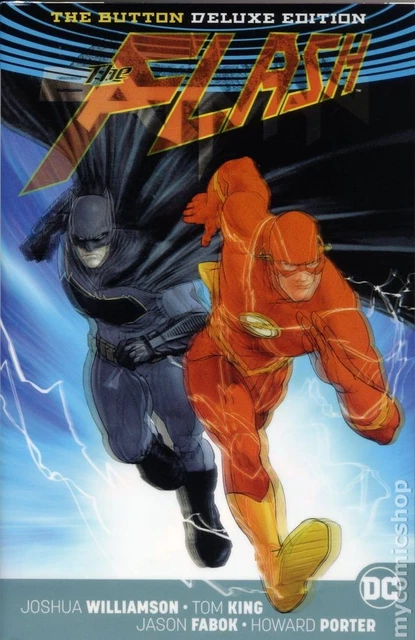 BATMAN/FLASH THE BUTTON HC Deluxe Edition 1B-1ST VF 2017 Stock Image £ ...
