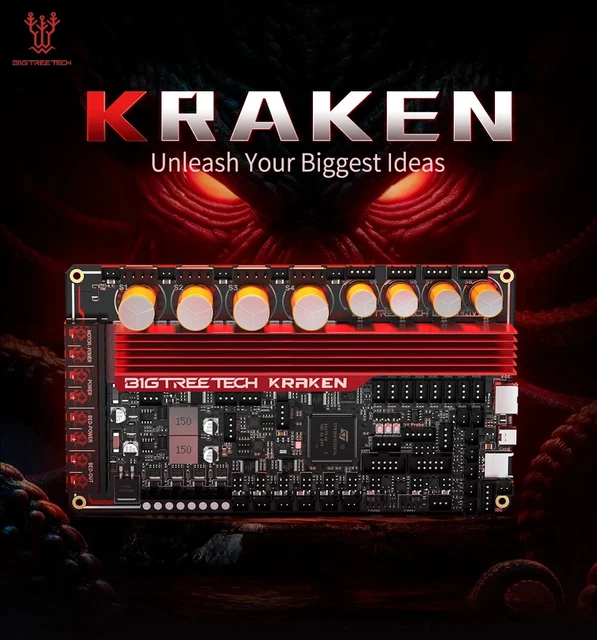 BIGTREETECH KRAKEN - High Current, 8-Axis 3D Printer Motherboard ...