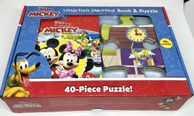 DISNEY JUNIOR MICKEY Mouse Clubhouse : Little First Look and Find Book ...