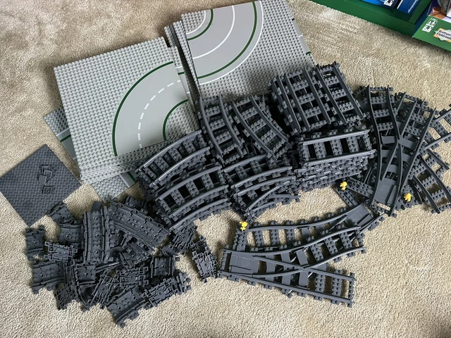 LEGO CITY RAILS/CURVES/STRAIGHT/SWITCHES/FLEXIBLE Slides and Traffic ...