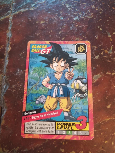CARTE DRAGON BALL GT Grand Combat Part 7 746 Power Level Super battle ...
