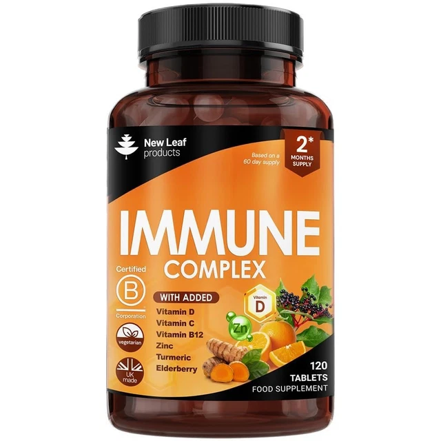 NEW LEAF VITAMIN D3 Immune Booster Complex Immunity Booster with ...