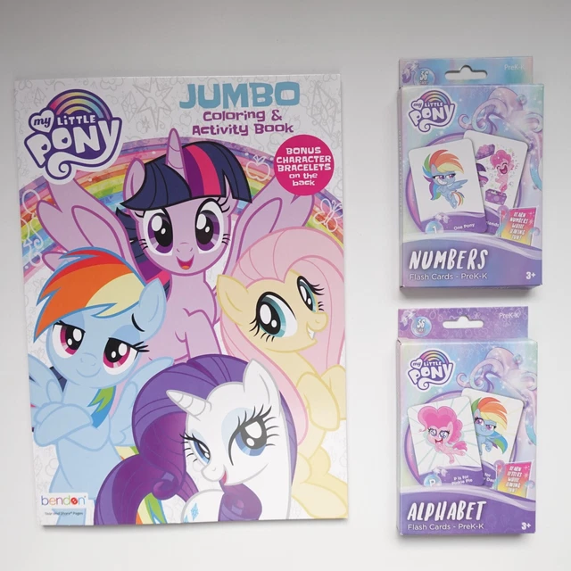 MY LITTLE PONY Coloring Book and Flash Card Sets $8.93 - PicClick