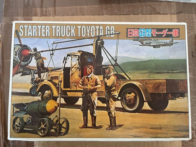 JAPANESE TOYOTA GB Starter Truck - 1/72 scale model kit. (no transfers ...