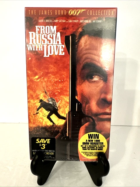 JAMES BOND 007 From Russia With Love VHS Tape Sean Connery 1995 Brand ...
