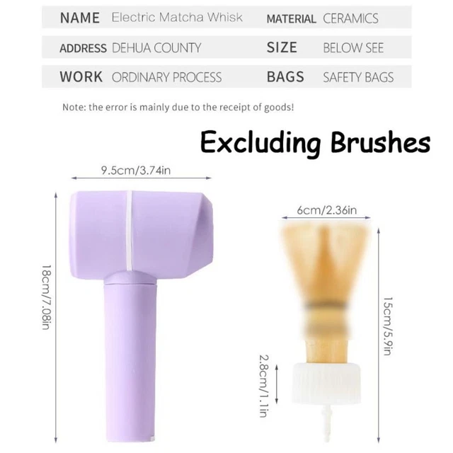 THREE LEVEL ELECTRIC Matcha Whisk Adjustment Matcha Brush Kitchen ...