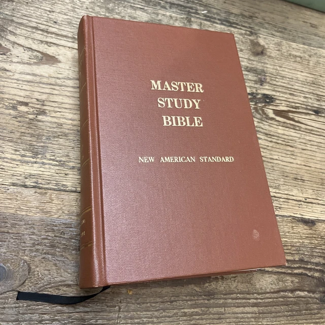 MASTER STUDY BIBLE NASB $49.99 - PicClick