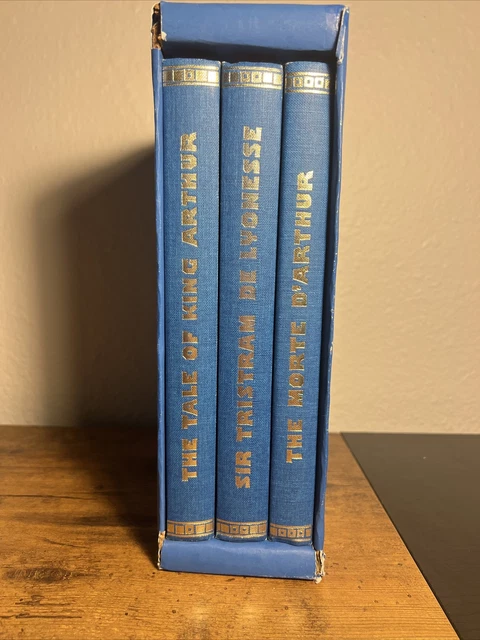 MALORY'S CHRONICLES OF King Artù, Edward Bawden 3 voll - Folio Society ...
